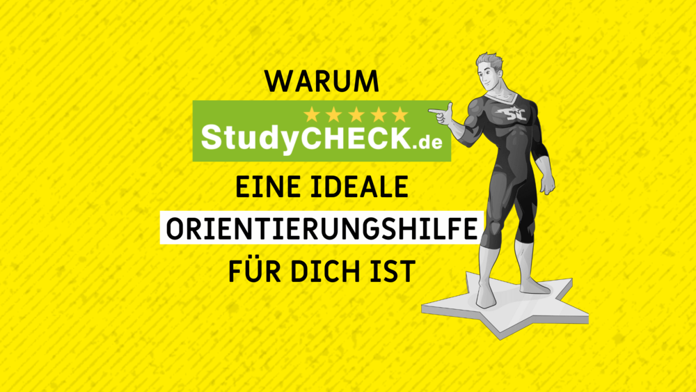 Finde deinen passenden Studiengang und die ideale Hochschule mit StudyCHECK